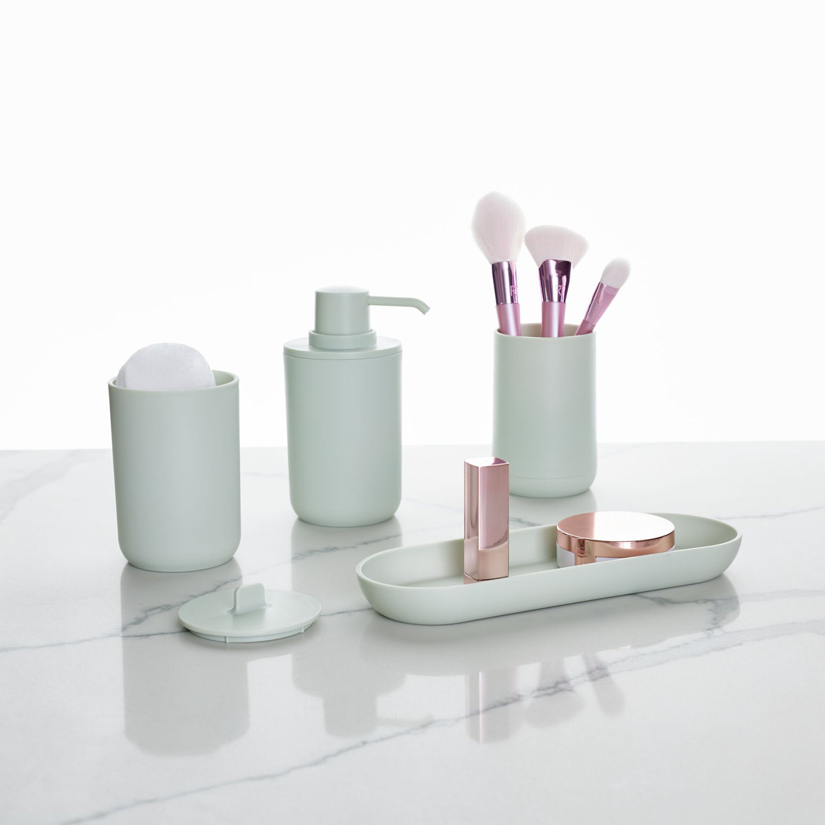 iDesign The Cade 4 Piece Bathroom Accessory Set & Reviews | Wayfair
